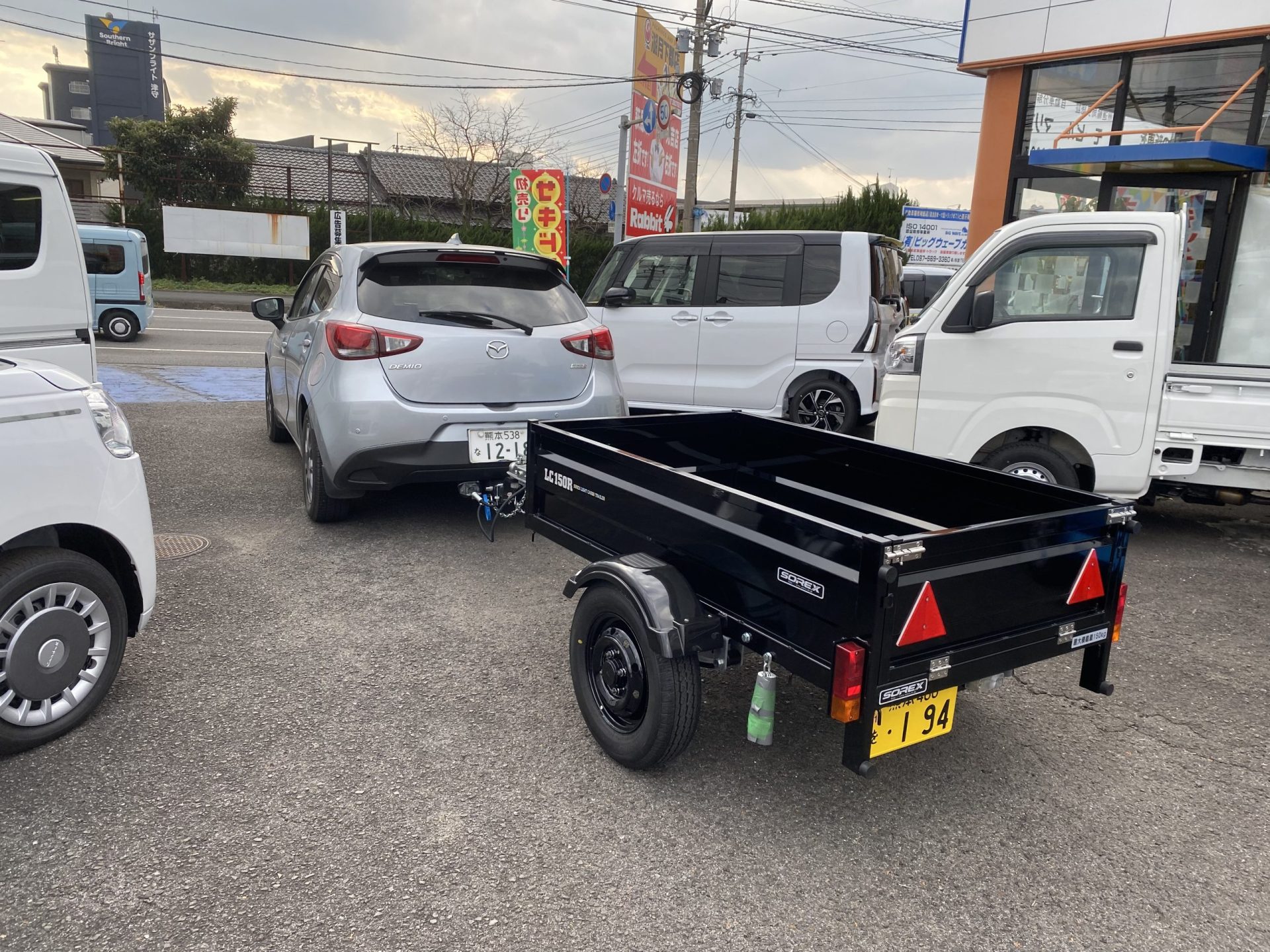 軽カーゴトレーラー熊本のお客様へ納車！ | モービルマリア